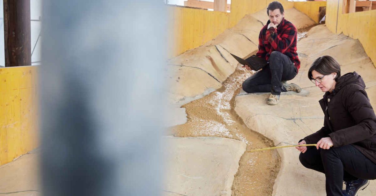 Experimentelle Laborversuche und Feldstudien Wasserbau | BFH