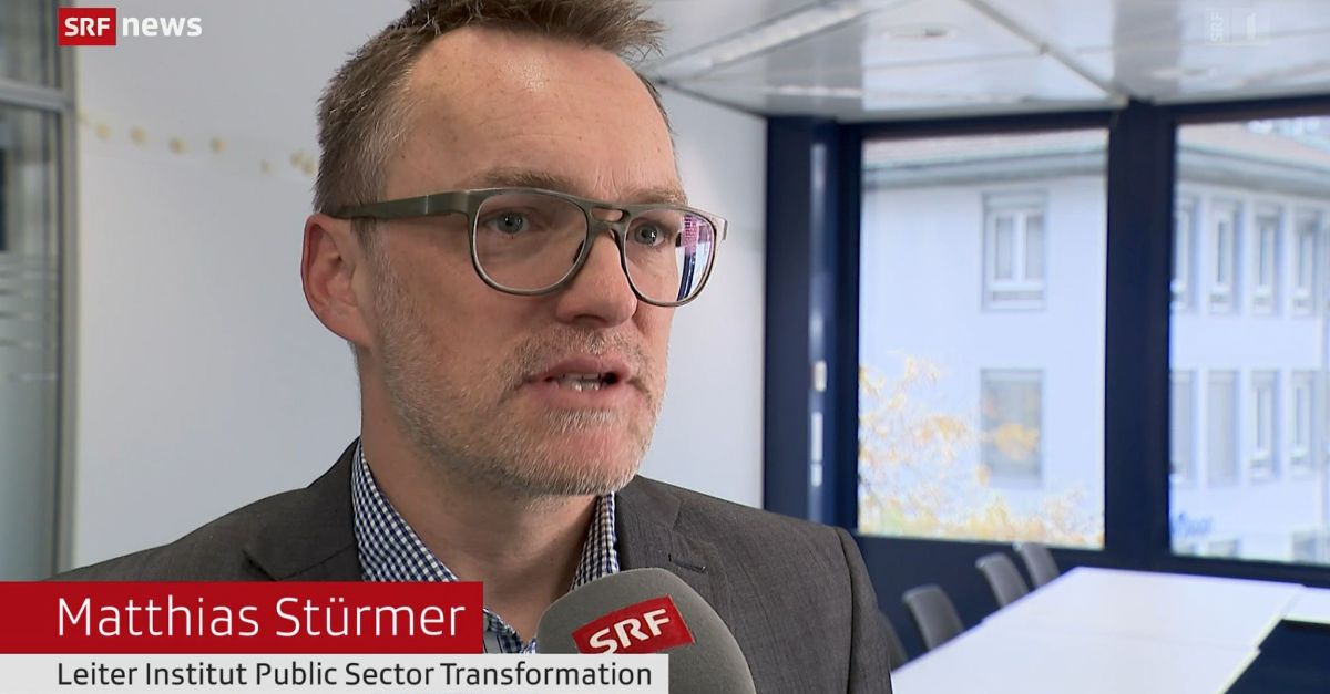 Matthias Stürmer in der Tagesschau | BFH